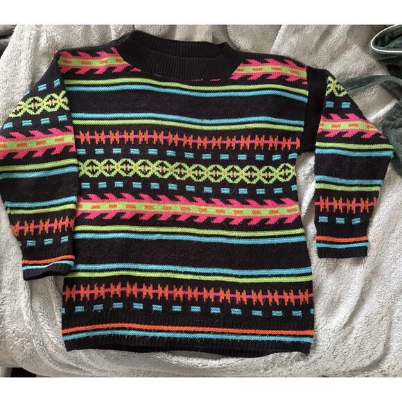 Vintage | Sweaters | Vintage Swak Womens Knit Sweater Small Made In Usa ...